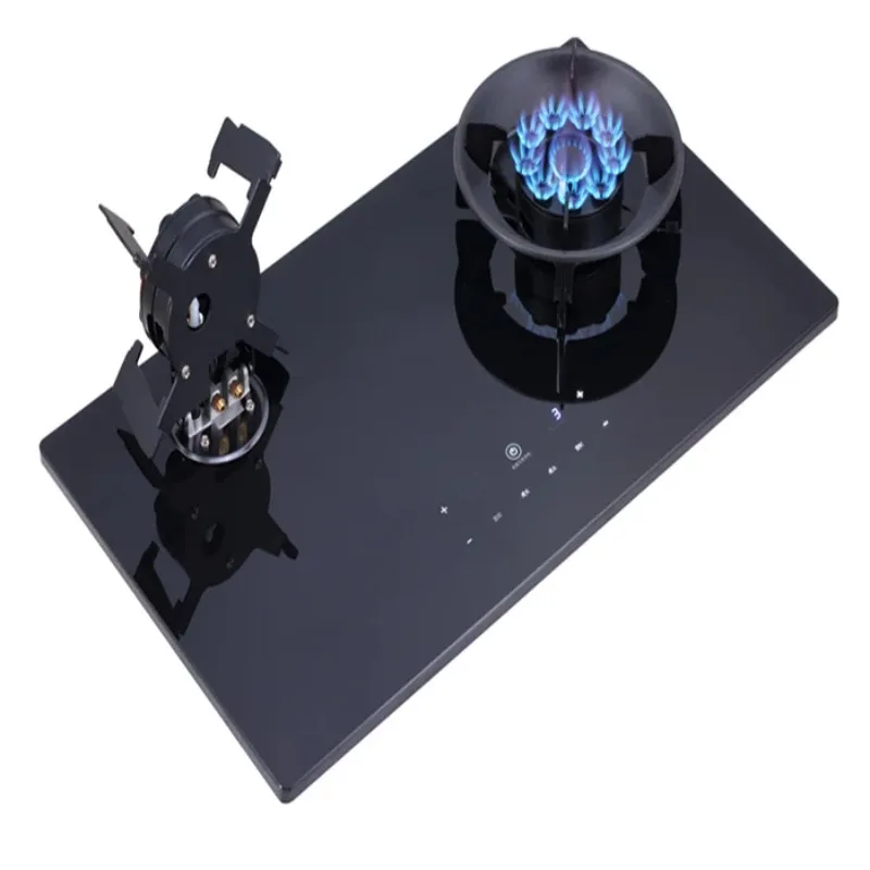 Household-embedded-flip-top-gas-stove-natural-gas-dual-stove-touch ...