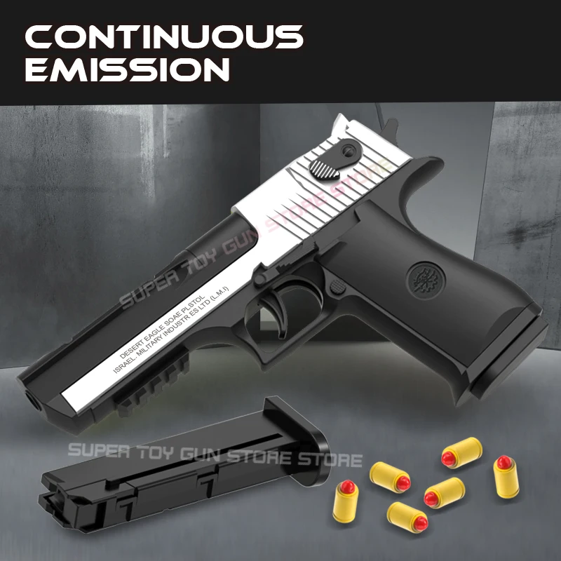 Desert-Eagle-Black-Automatic-Shell-Ejection-Toy-Gun-Weapon-Burst-Soft ...