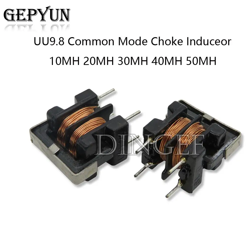 5PCS UU9.8 UF9.8 UU10.5 UF10.5 Common Mode Choke Inductor 10mH 20mH ...