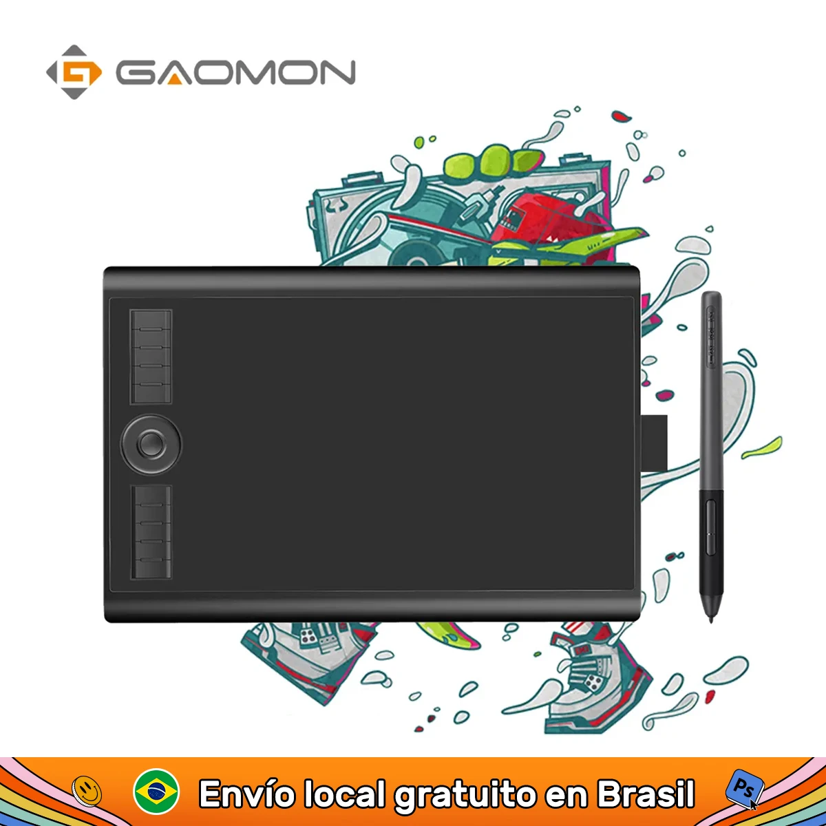 Gaomon-tablet-gr-fico-m10k-pro-10x6-25-polegadas-prancheta-com-8192 ...