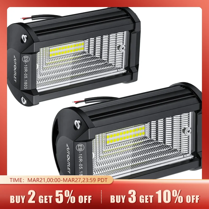 AUTOUTLET-Barra-de-luces-LED-antiniebla-para-conducci-n-iluminaci-n-todoterreno-2-piezas-5 ...