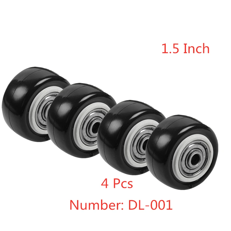 4-Pcs-Lot-1-5-Inch-Gold-Diamond-Single-Wheel-With-Double-Bearing-Sleeve ...