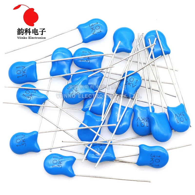 20pcs High voltage Ceramic Capacitor 3KV 5PF 10PF 15PF 20PF 22PF 27PF ...