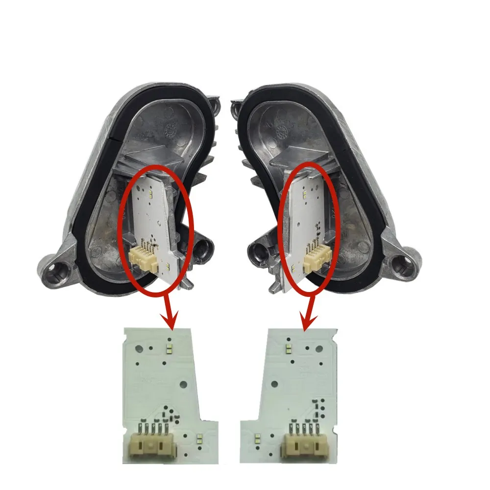 NEW-Pair-Headlight-DRL-Chip-Board-PCB-Daytime-Running-Light-OE ...