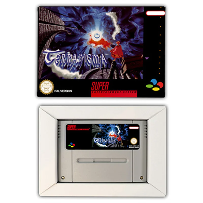 Terranigma Cartridge | Terranigma Snes Box | Rpg Game Terranigma | Game ...