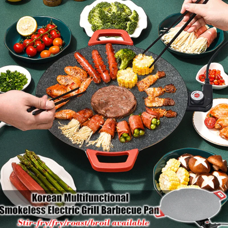 multifunctional Electric Hot Pot Barbecue Oven electric baking tray ...