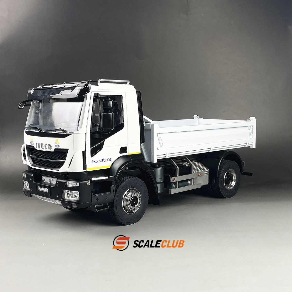 Scaleclub 1/14 Iveco Metal Hydraulic Dump Truck 4×4 Rtr With Painted ...