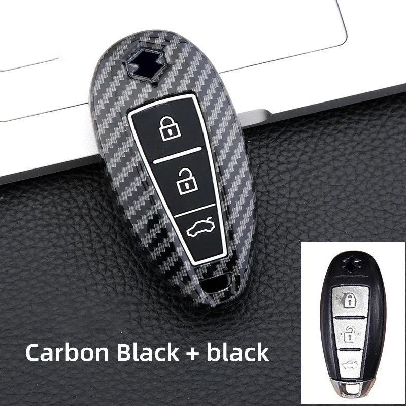 Carbon-ABS-Remote-Car-Key-Shell-Case-For-Suzuki-Swift-SX4-Vitara-2010 ...