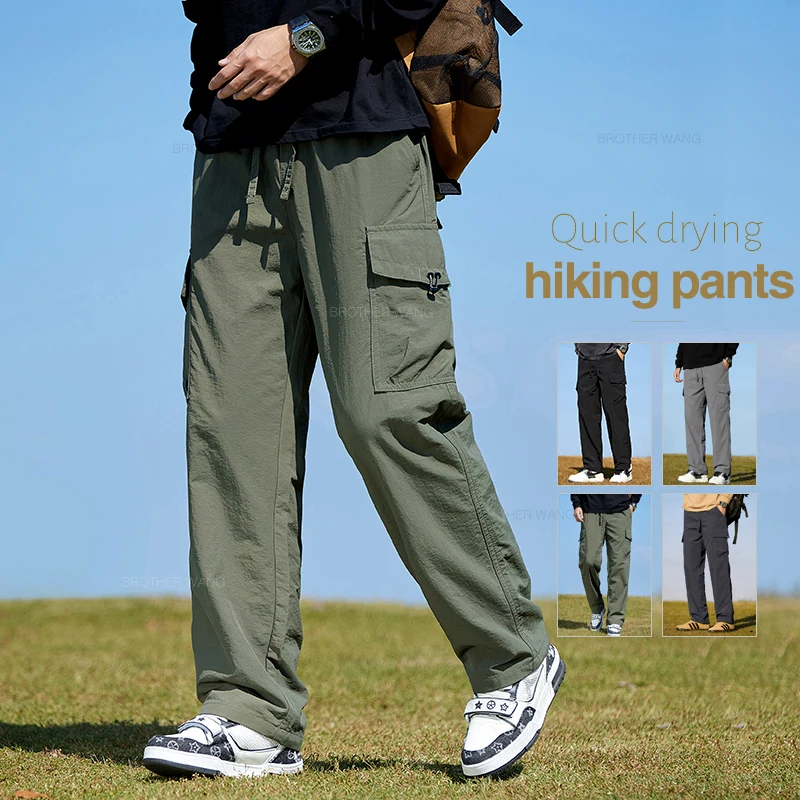 2024-Spring-New-Style-Men-s-Outdoor-Quick-drying-Casual-Pants-Straight ...