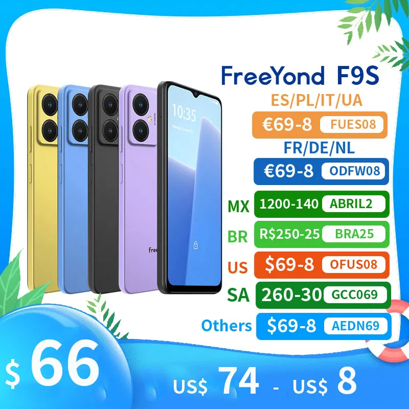 World-Premiere-FreeYond-F9S-Smartphone-2GB-2GB-Extended-Ram-64GB-ROM ...