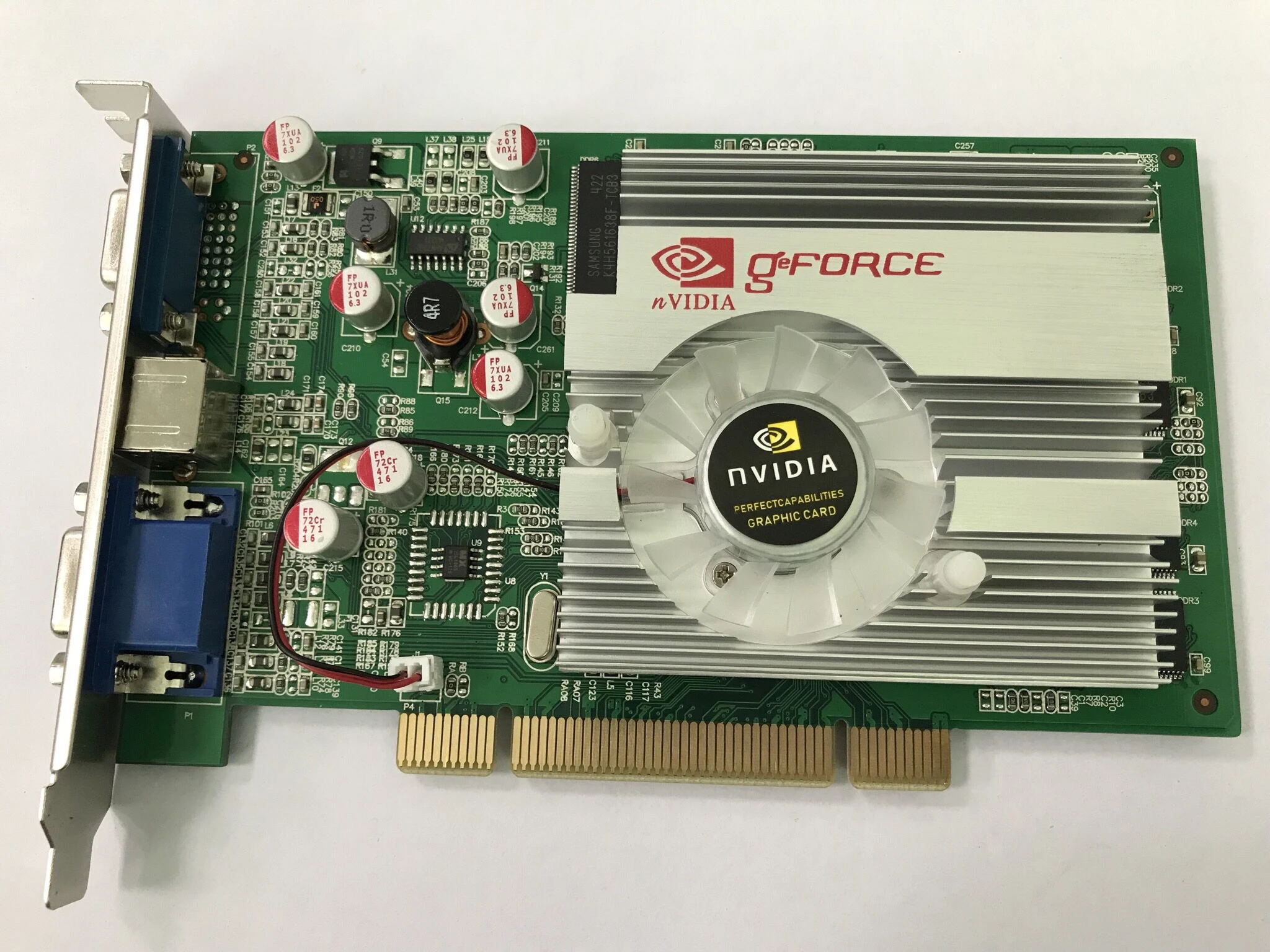 High Quality & New nVIDIA GeForce FX5500 PCI 256MB 128bit DDR VGA / VGA ...