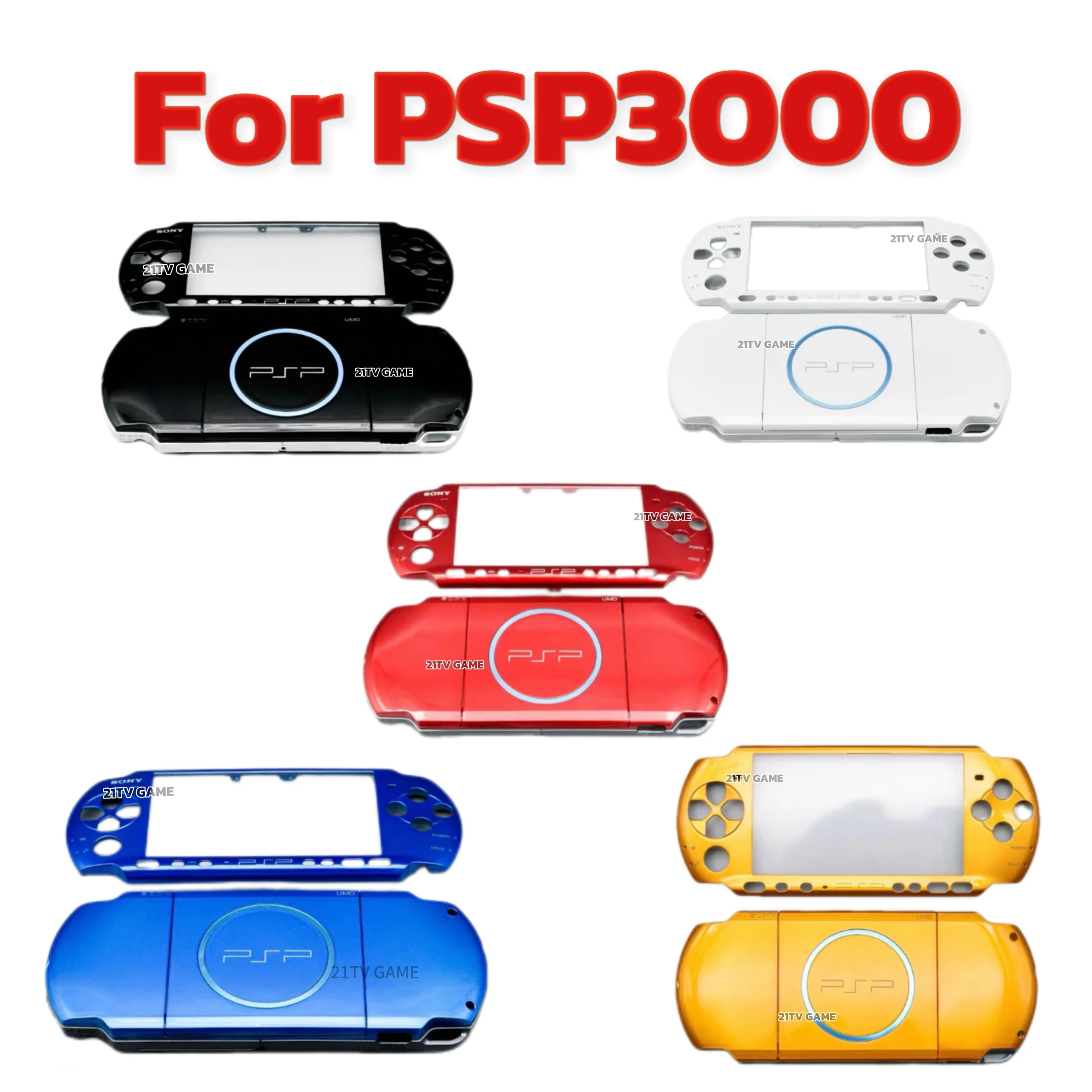 For-PSP3000-3001-High-Quality-Shell-case-Cover-Console-Replacement ...