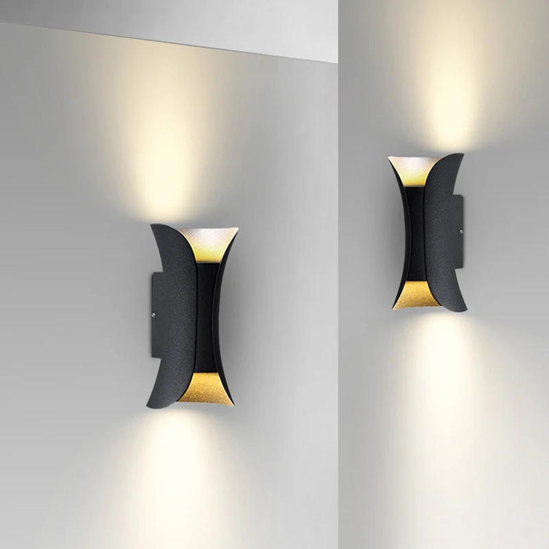 6W/10W LED Wall Light IP65 Outdoor Waterproof Garden Wall Lamp Indoor ...