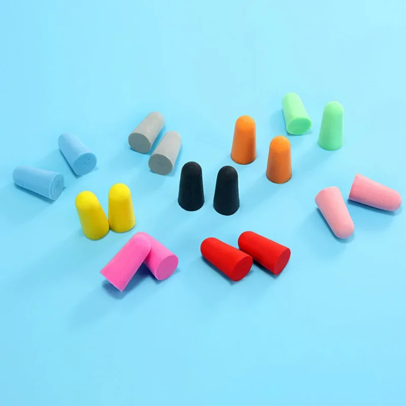 20PCS-10-Pairs-Comfort-Earplug-Noise-Reduction-Foam-Soft-Ear-Plugs ...