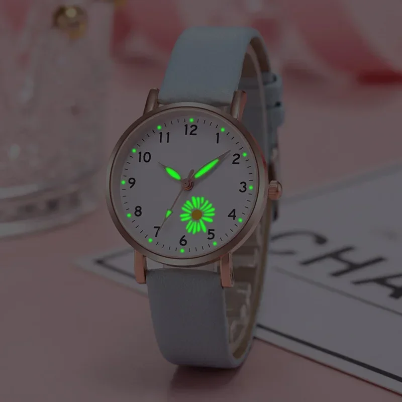 Relojes-de-lujo-para-mujer-reloj-Retro-luminoso-correa-de-cuero-con-luz ...