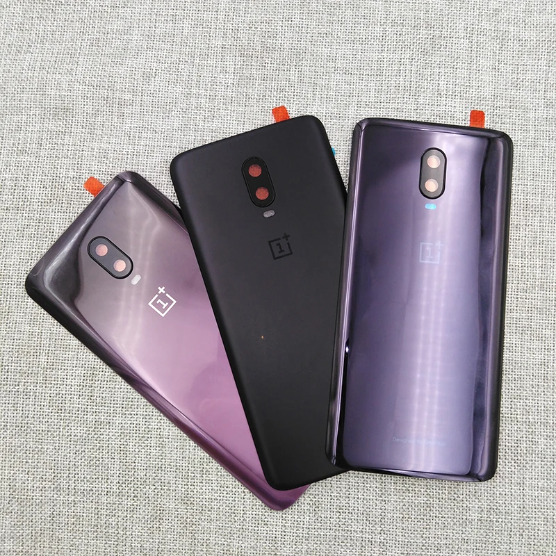 Original Back Glass Cover For Oneplus 6T Battery Cover Rear Door ...