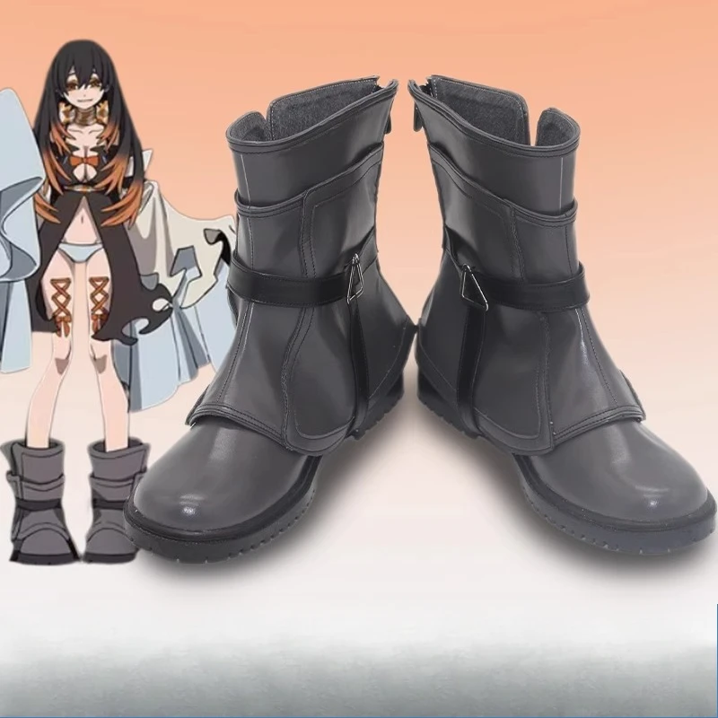 Gachiakuta Amo Empool Anime Cosplay Shoes Boots PU Leather Boots For ...