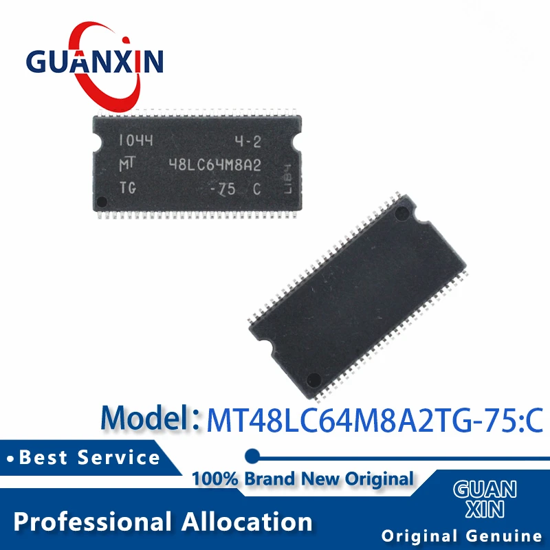 100-New-MT48LC64M8A2TG-75-C-MT48LC64M8A2TG-75-TSOP-54-Marking ...