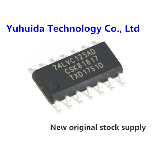 5-20PCS-LOT-74LVC125AD-118-SOIC-14-three-state-output-four-buffer-logic ...