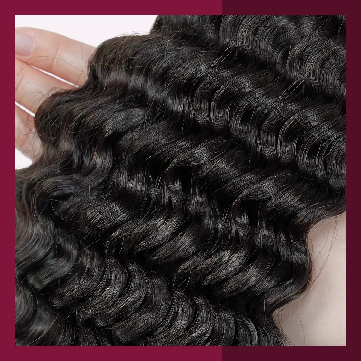 Curly Invisible Braids