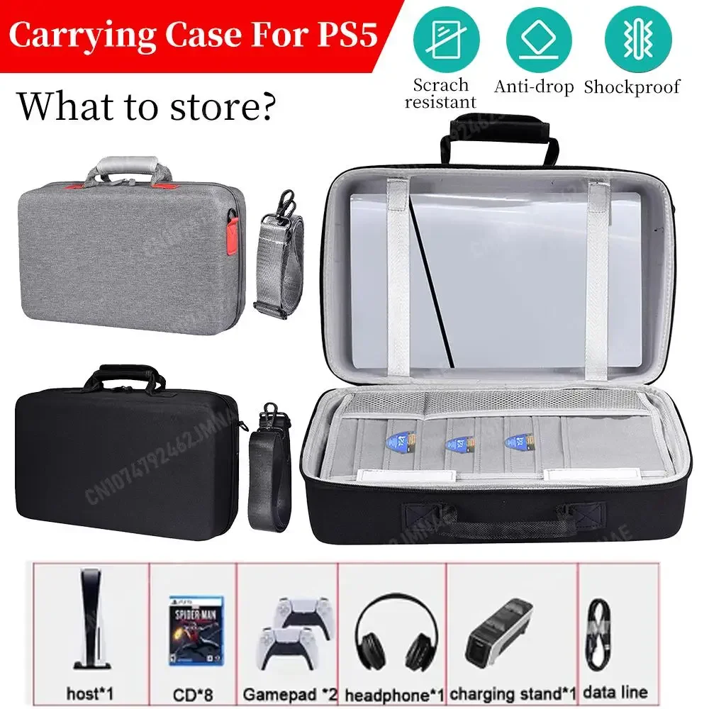 Carrying-Case-For-PS5-Bag-Gamepad-Console-Controller-Headphone ...