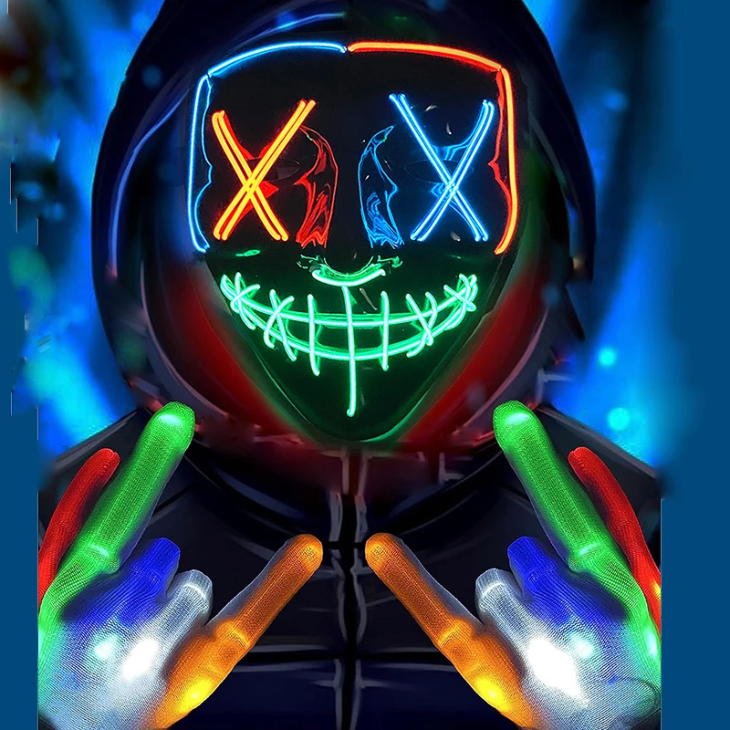Halloween-LED-Purge-Neon-Light-Up-Mask-Costumes-Cosplay-Mask-With-LED ...