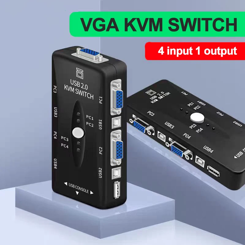 2-4-Port-VGA-KVM-Switch-1080P-USB2-0-VGA-Splitter-Mouse-Keyboard ...