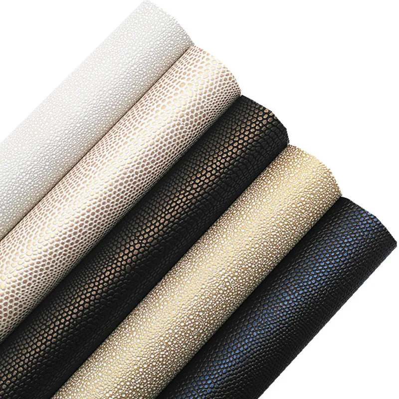 Metallic Faux Leather Fabric | Synthetic Leather | Lizard Leather ...