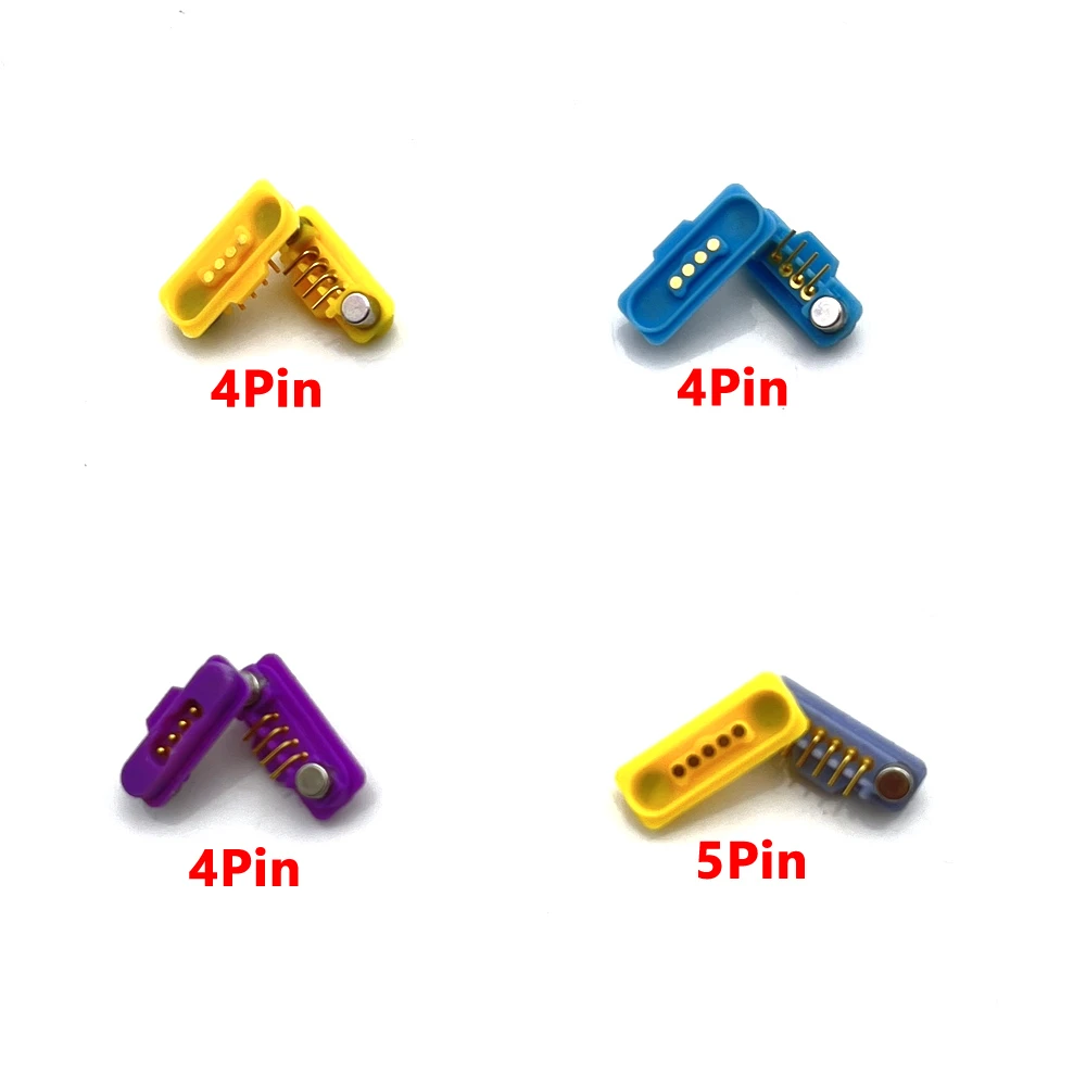 1pair 2A 4Pin 5Pin Waterproof DC Magnetic PogoPin Connector Pogopin ...