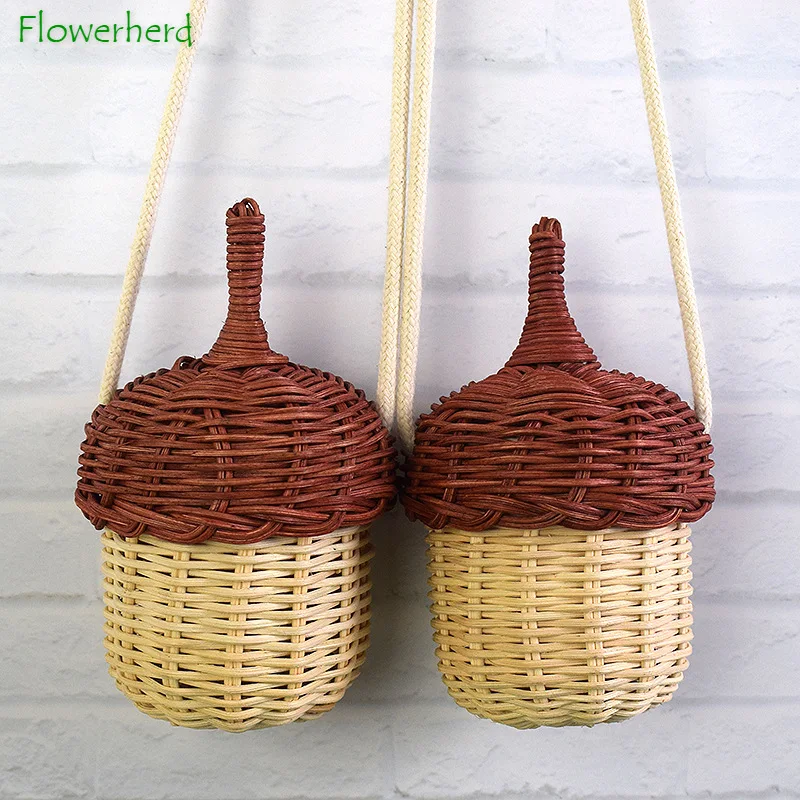 Pinecone-Crossbody-Woven-Messenger-Bag-Crossbody-Rattan-Basket-Handbag ...