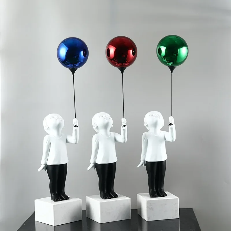 Cartoon-Sculpture-Metal-Balloon-Model-Handicrafts-Living-Room-Floor ...