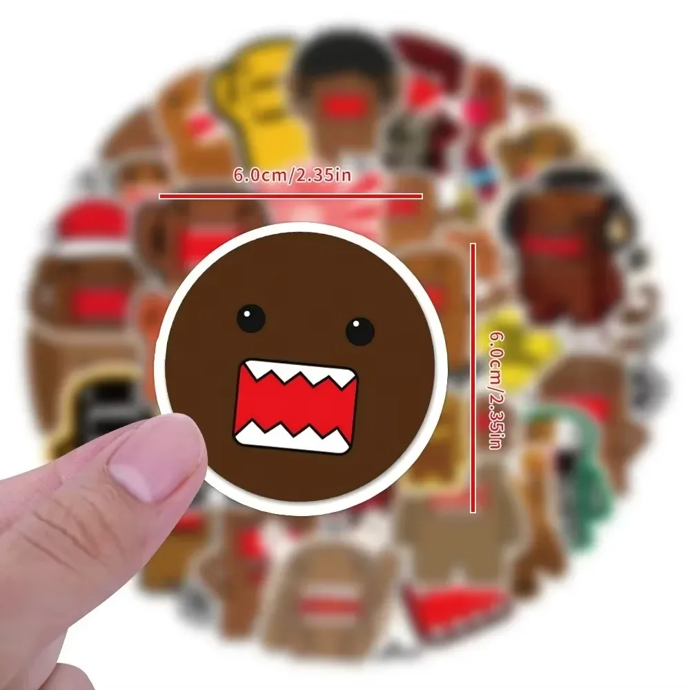 50Pcs Funny Domo Kun Stickers Domo JDM Style Graffiti Stickers ...