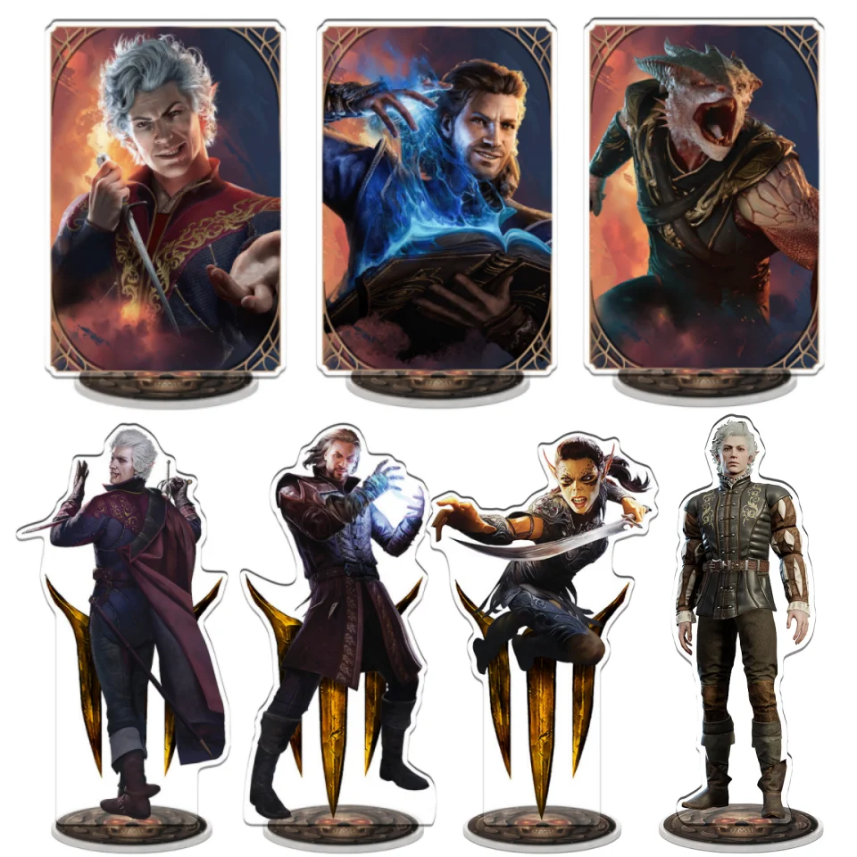 Hot-Baldur-s-Gate-3-Game-Acrylic-Stand-Model-16CM-Figures-Astarion-Gale ...