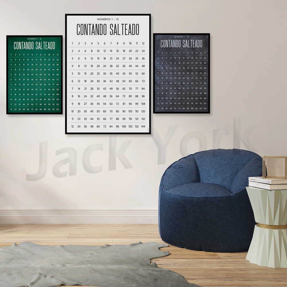 Spanish Counting Chart 1 To 30