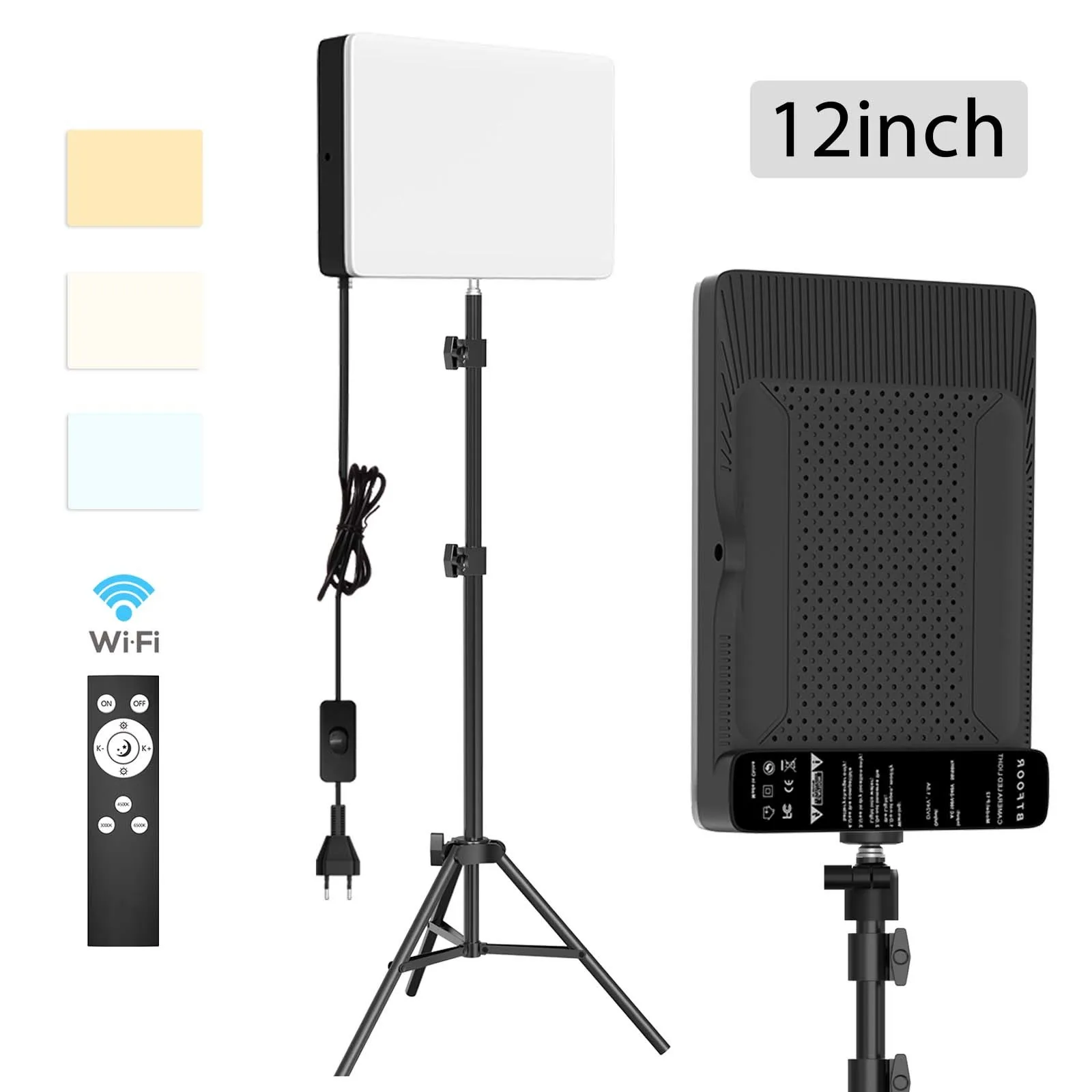 LED-Fill-Lamp-Video-Light-Panel-Bi-color-3000k-6500k-Photography ...