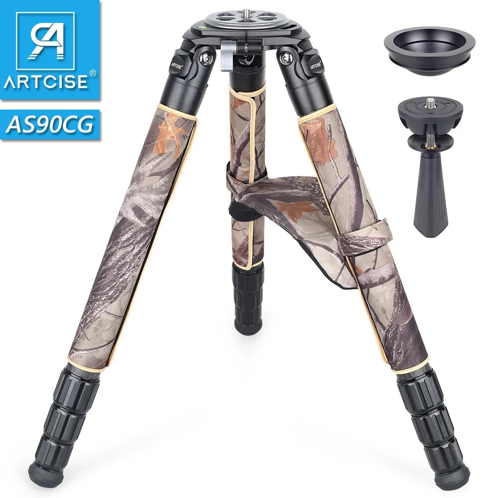 Camouflage-Heavy-Duty-Tripod-Professional-Carbon-Fiber-Tripod-for-DSLR ...