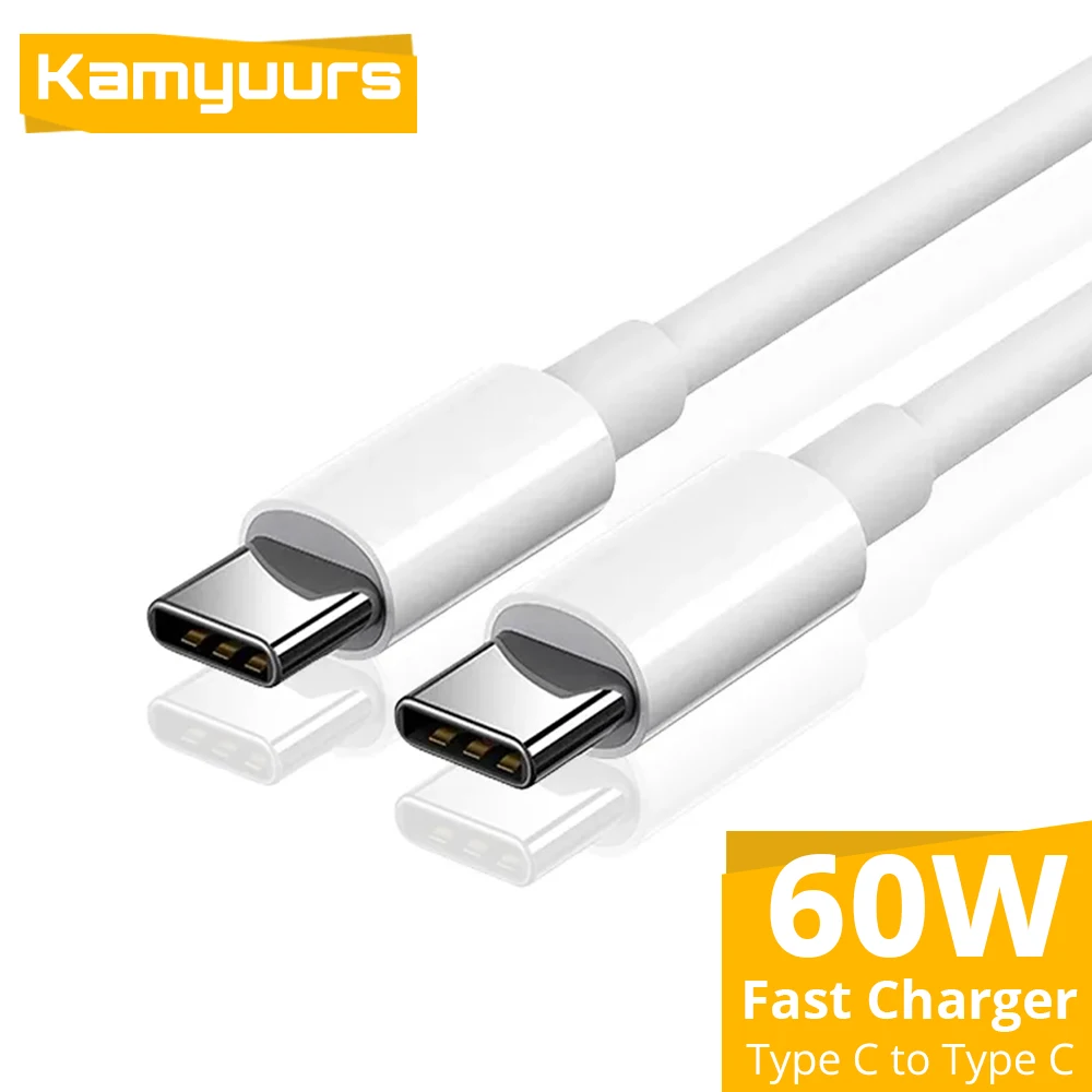 PD-60W-USB-C-to-USB-Type-C-Cable-Fast-Charge-Data-Cable-For-Huawei ...