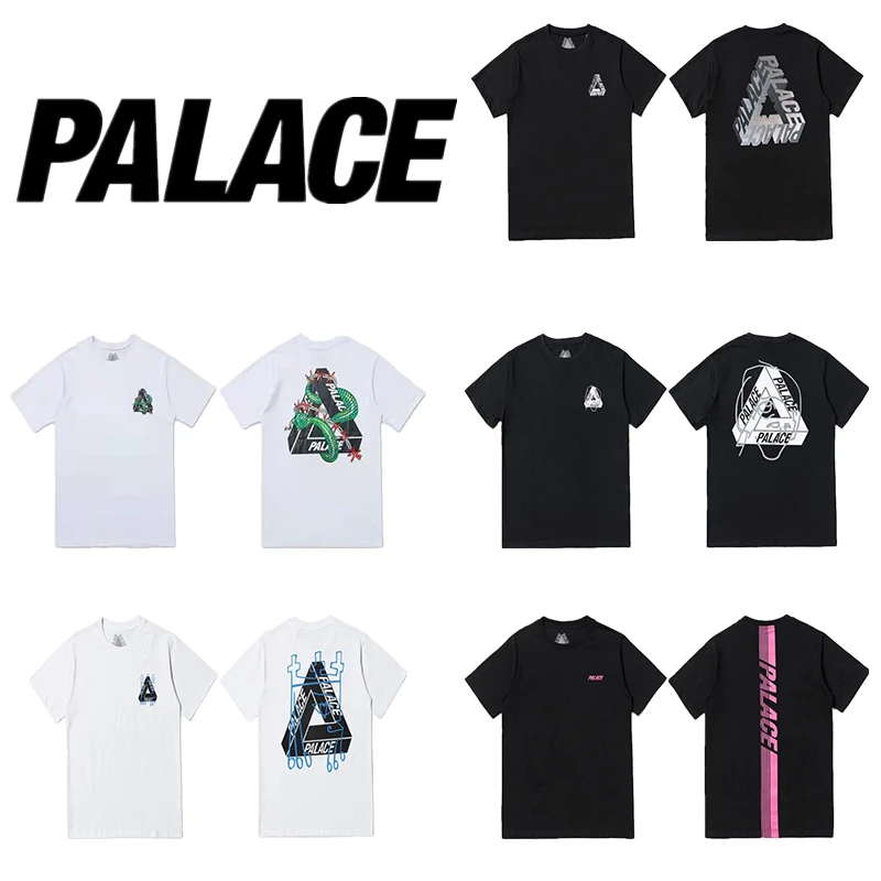 23-PALACE-Triangle-Graffiti-Print-Tide-Brand-T-shirt-classic-High ...