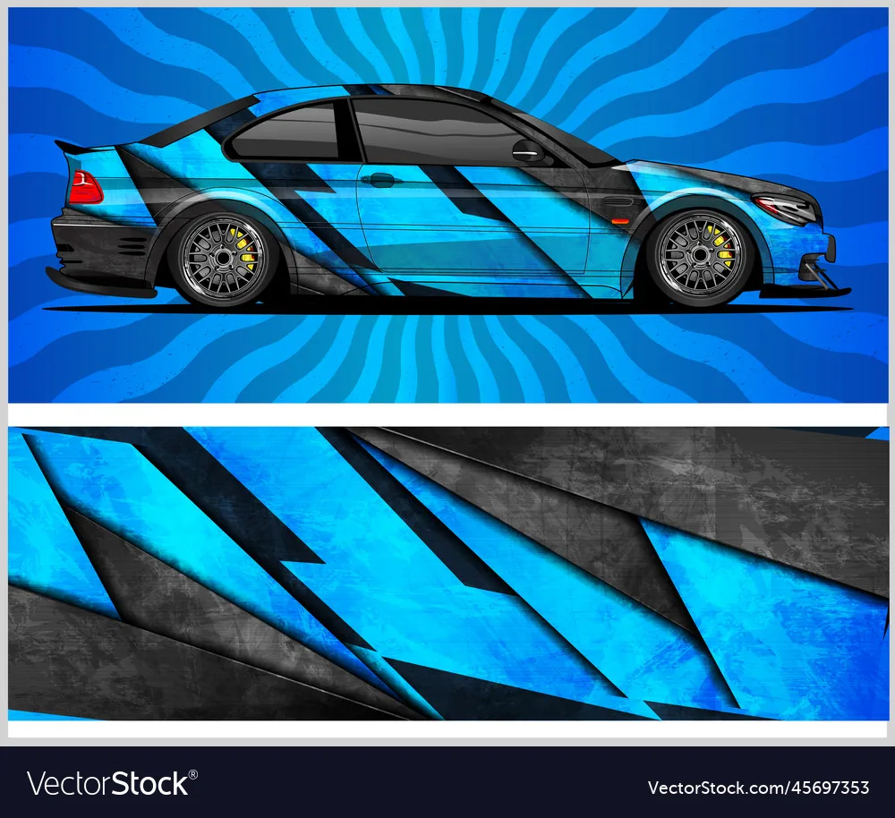 Blue-Lightning-Car-Color-Change-Film-Wrap-Sticker-Decal-Decorative-Cut ...