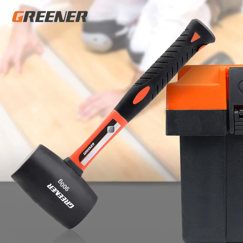 Hi-Spec Heavy Duty Mallet Rubber Hammer Professional Floor Ceramic Tile ...