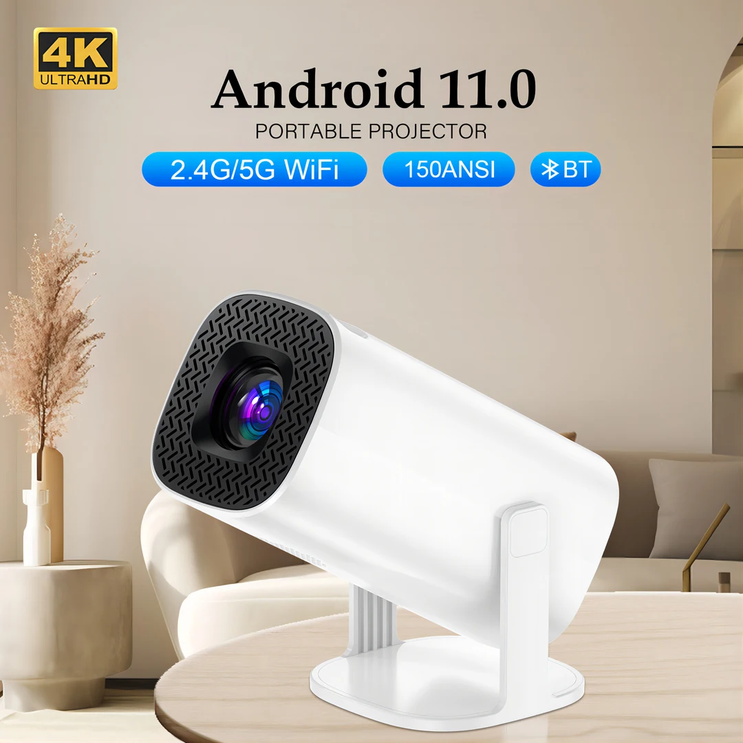 Smart-Projector-150ANSI-1080-720P-Android-11-Projector-P30-Dual-Wifi6 ...