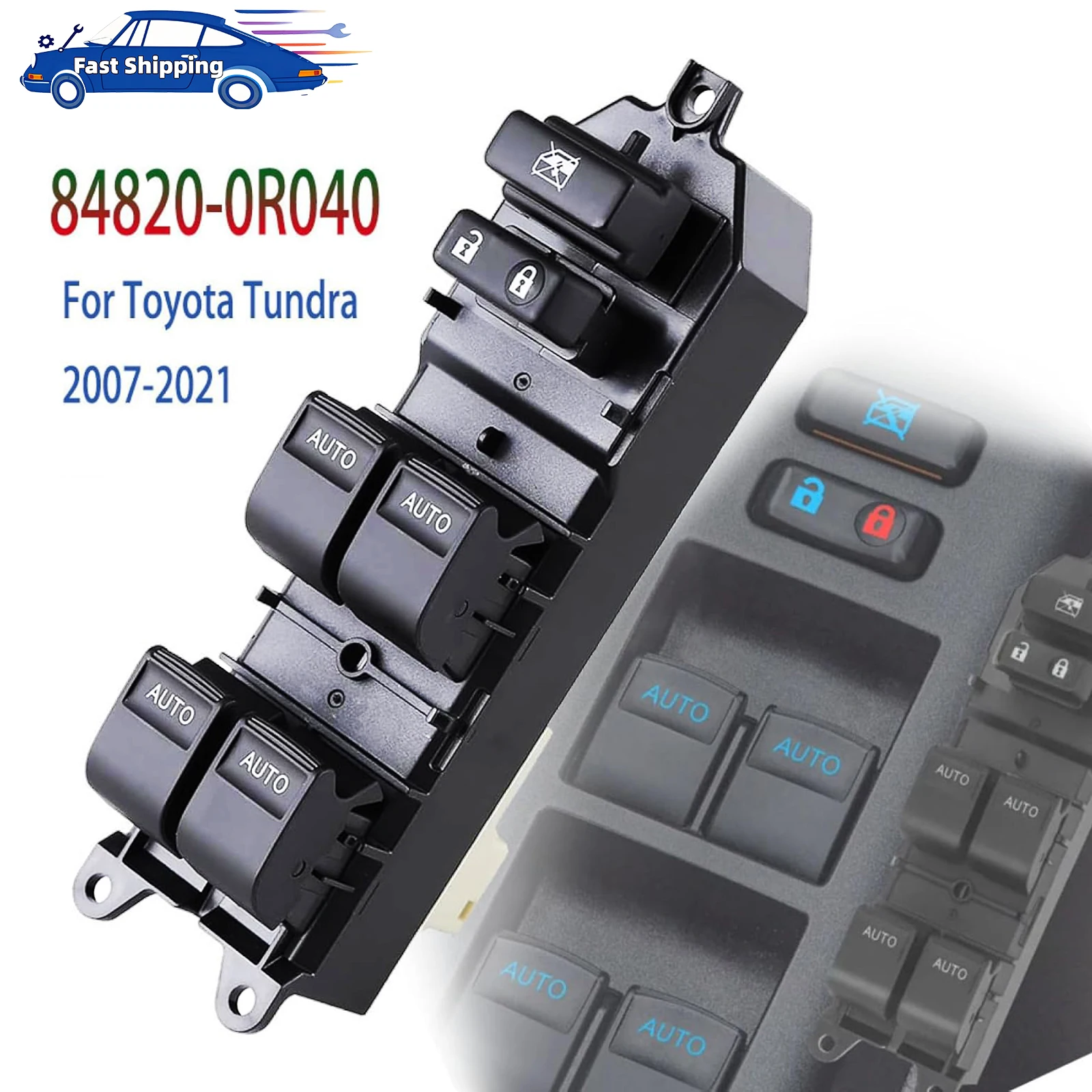 84820-0R040 Electric Power Master Window Switch Control Button for ...