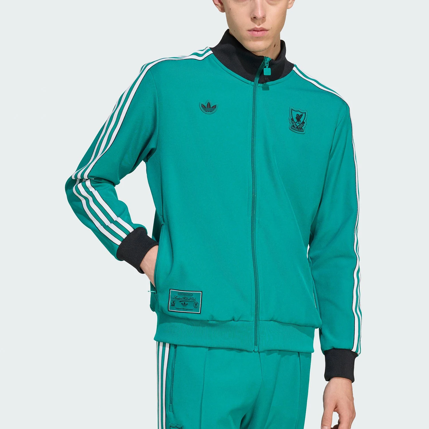 Adidas Originals Authentic Trefoil Men's Sport Stand Collar Durable ...