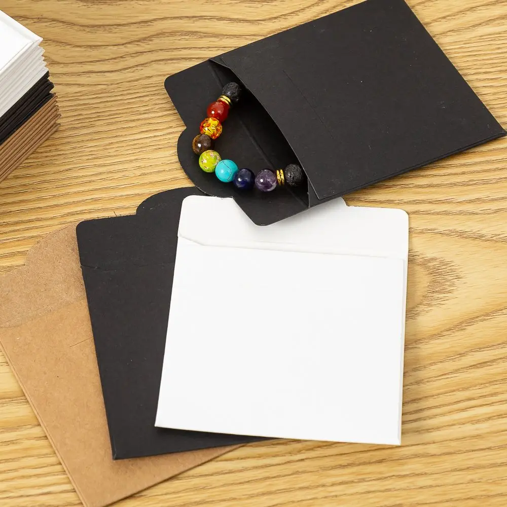 Bracelet Necklace Bag Dustproof Thick Envelope Box Gift Jewelry Display ...