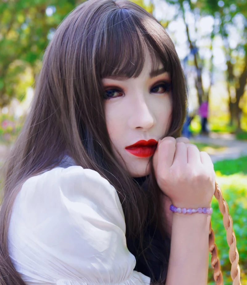 (M16+ HEBE PLUS)'Dreammask' DMS Crossdressing Full Head With Breast ...