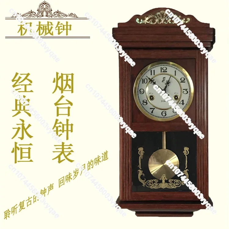 Retro-Mechanical-Wall-Clock-Old-fashioned-Clockwork-Pendulum-Clock-Wall ...