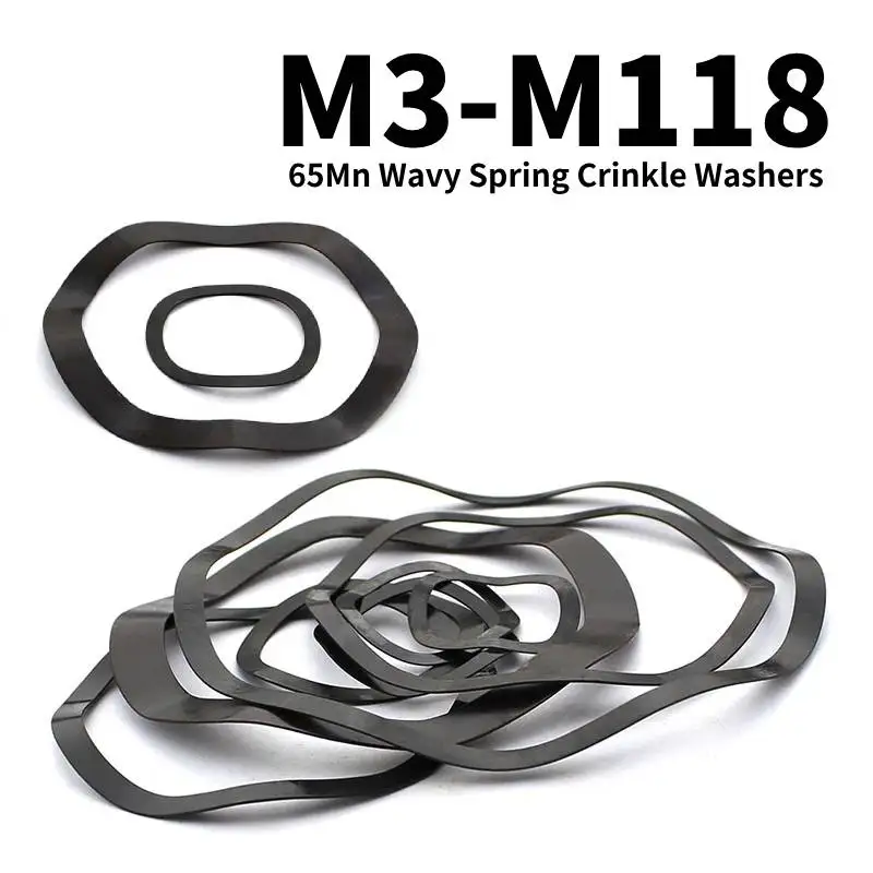 Wavy-Spring-Crinkle-Washers-65Mn-Manganese-Just-Three-Wave-Crest-Black ...