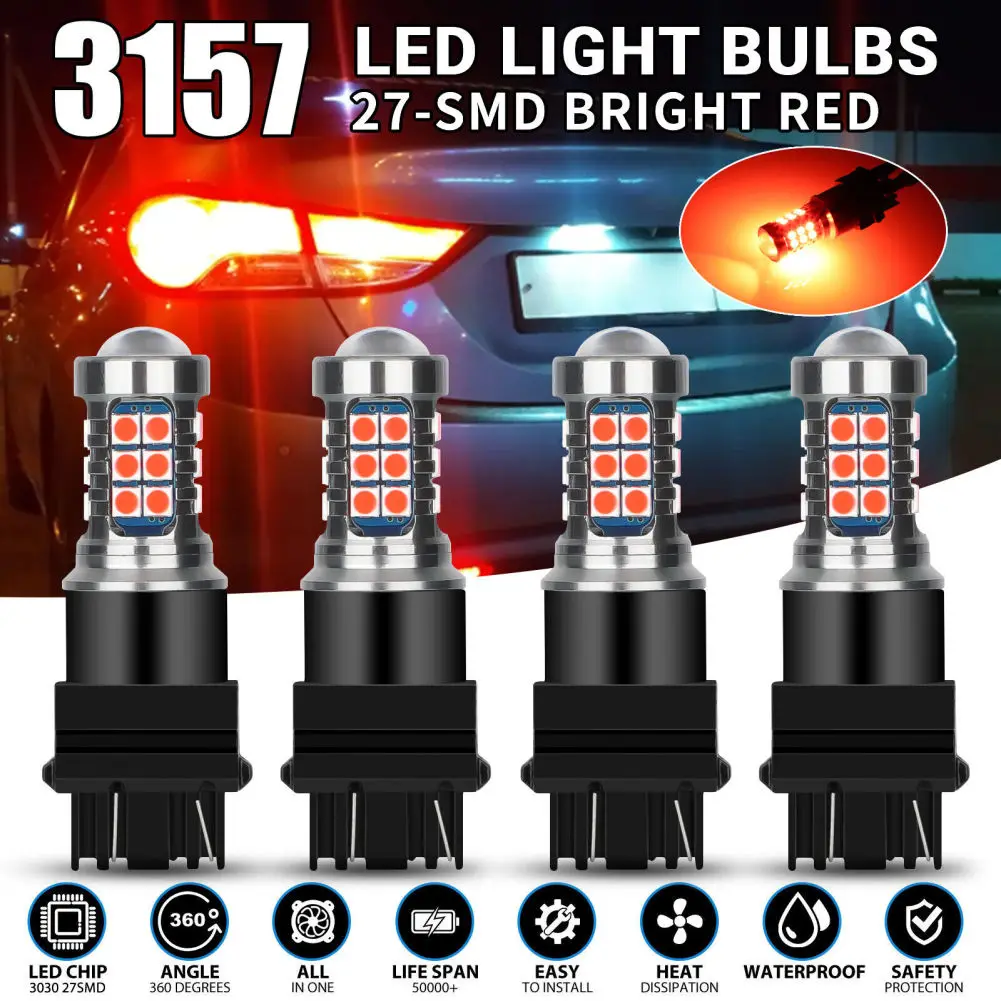 4Pcs-3157-LED-Bulbs-Strobe-Brake-Light-3157-3156-3057A-3357NA-3456-3056 ...