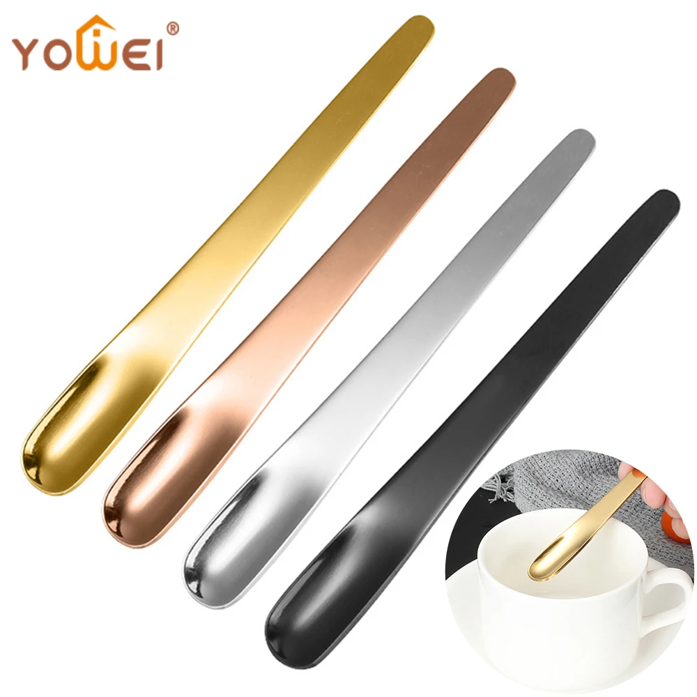 Coffee-Tea-Spoon-Stainless-Steel-Flat-Spoon-For-Cake-Dessert-Coffee ...