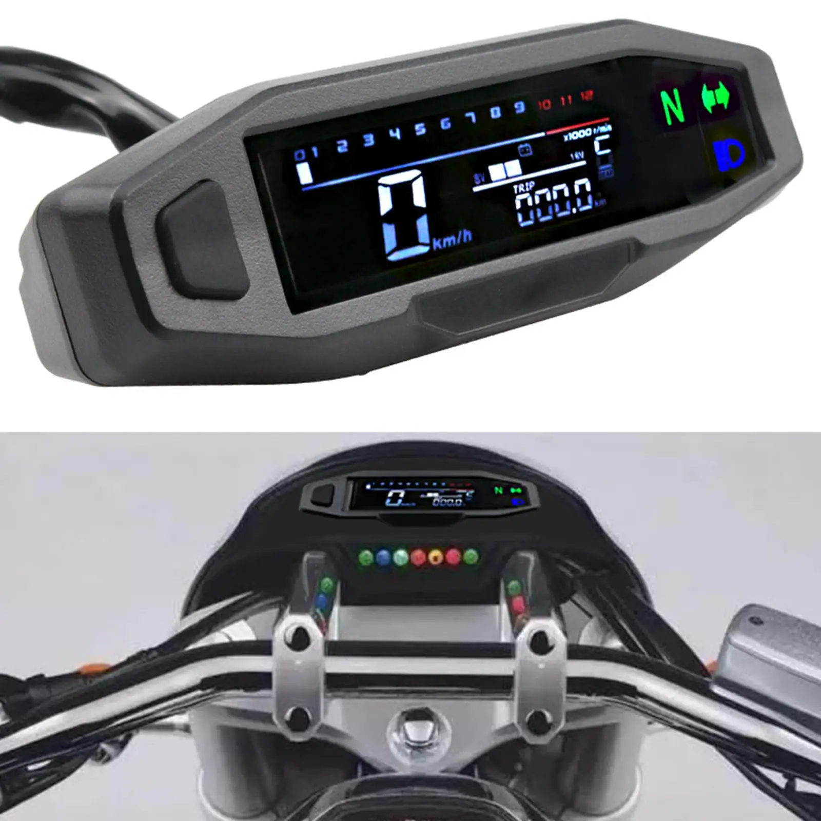 Motorcycle-Motorbike-LED-Digital-Gear-Display-Stall-Display-universal ...